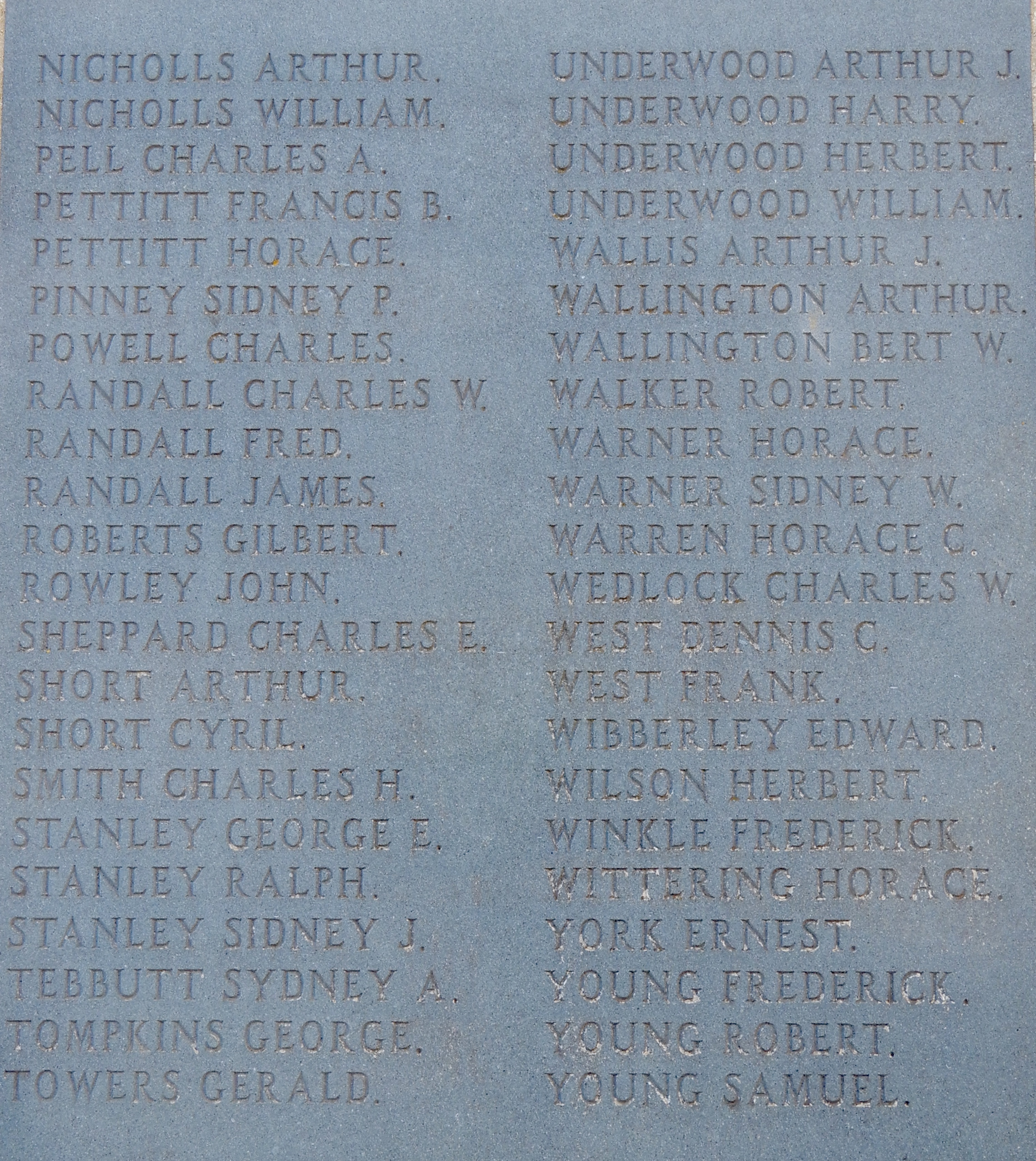 Remembrance – From Tingdene to Finedon