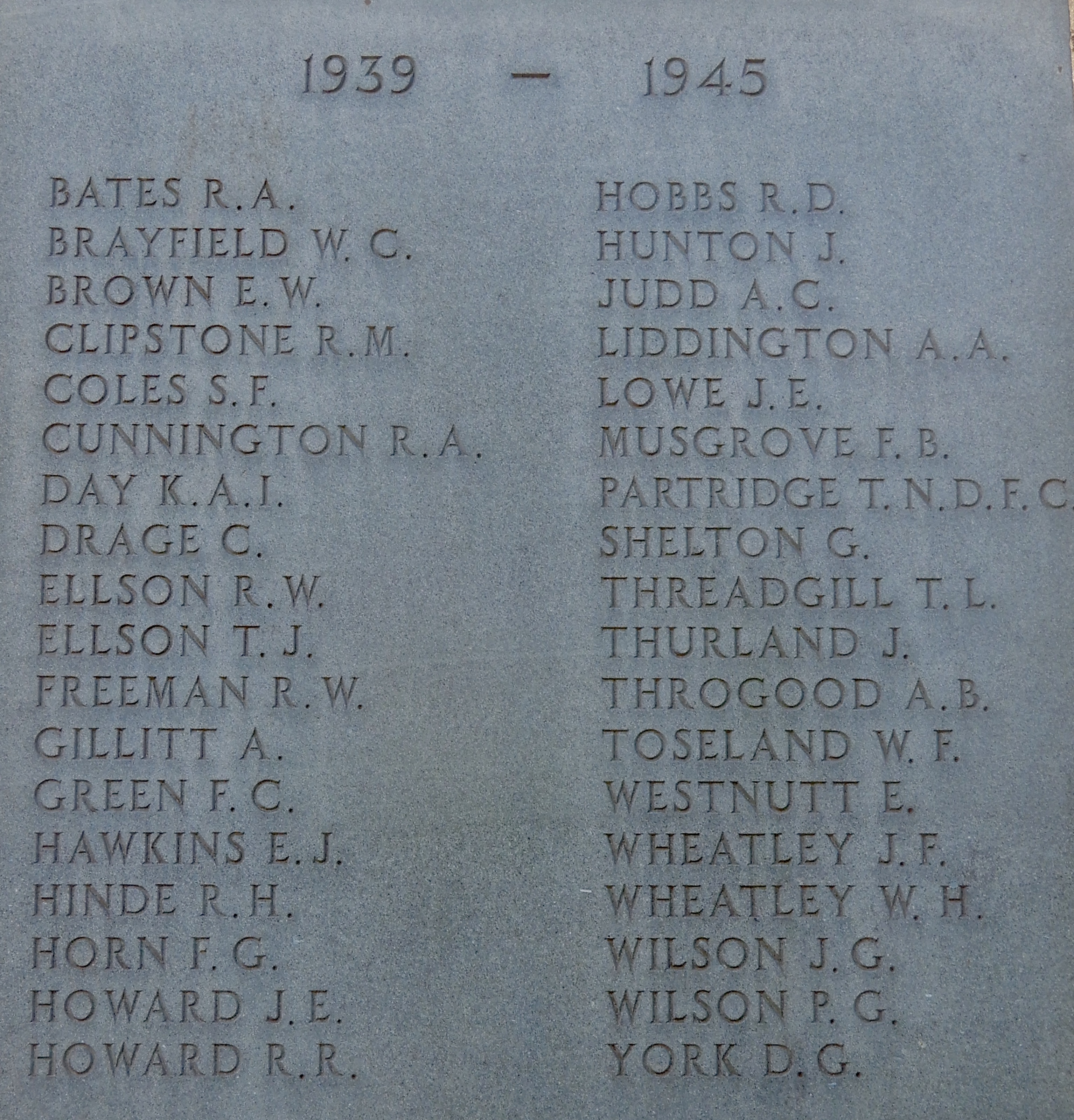 Remembrance – From Tingdene to Finedon