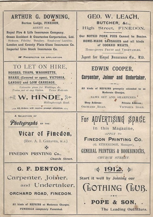 Promotions – From Tingdene to Finedon